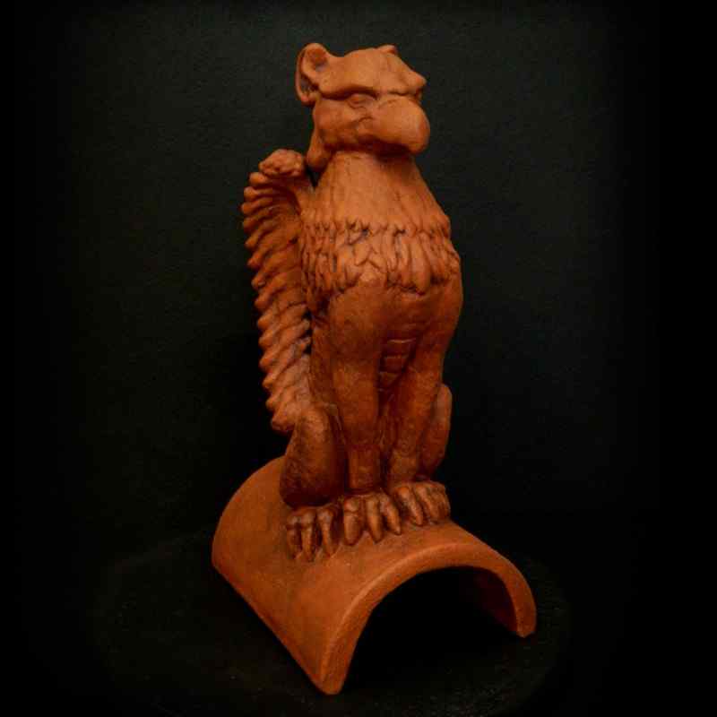 Half round ridge finials - Dragons, gargoyles & traditional finials
