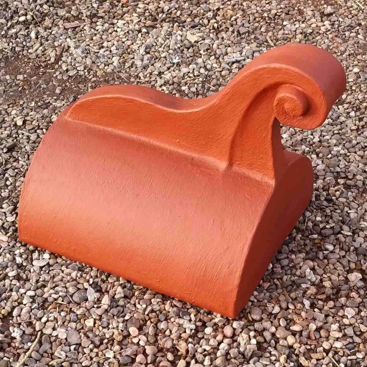 Half round ridge finials - Dragons, gargoyles & traditional finials